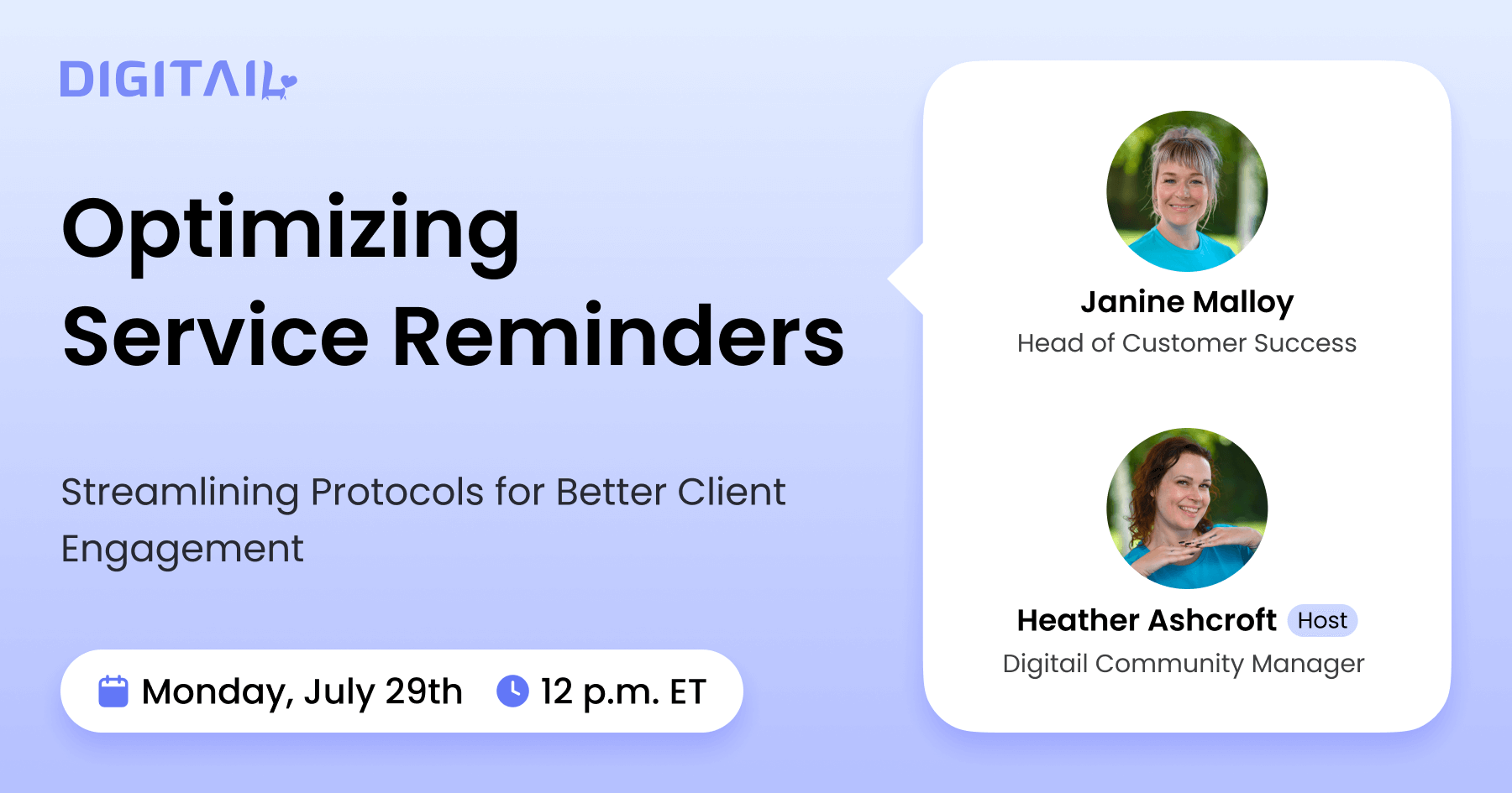Optimizing Service Reminders - Digitail's Webinar